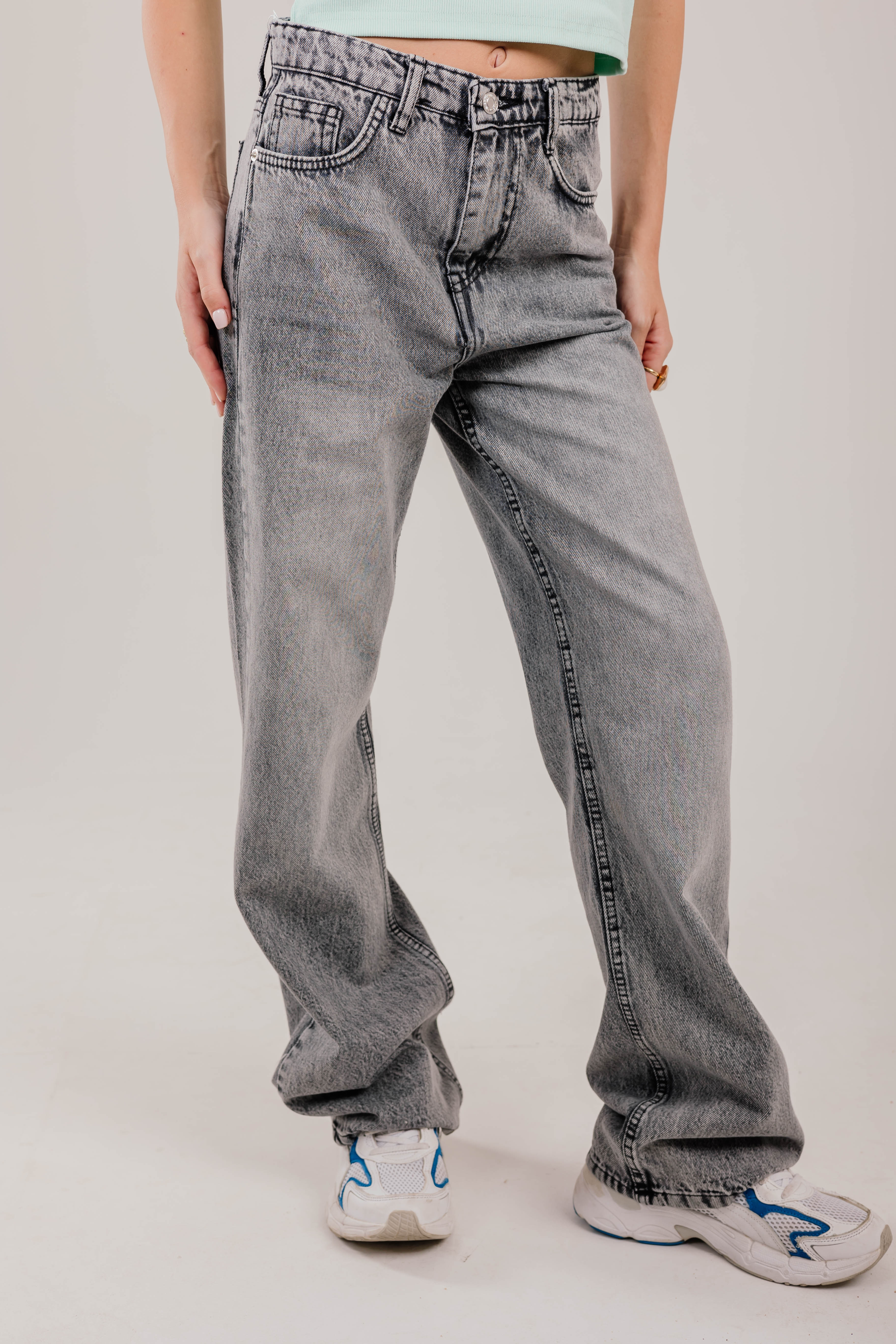 Straight Leg Denim Grey – DISS&MISS